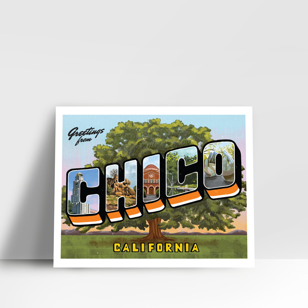 Greetings From Chico Poster Print – Upper Park