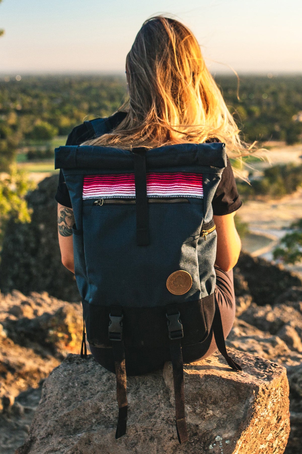 Sycamore Roll Top Backpack - Indigo – Upper Park