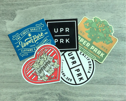 Assorted Upper Park Sticker Pack