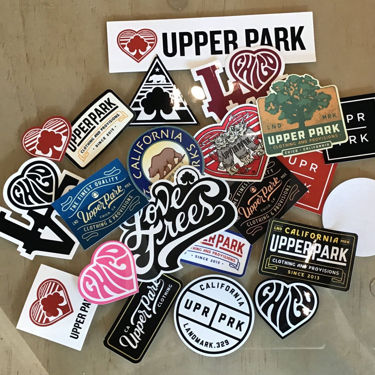 Assorted Upper Park Sticker Pack